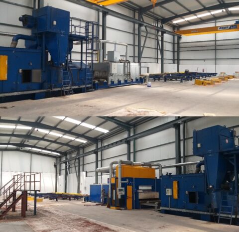 GIETART AUTOMATIC SHOT BLASTING AND PAINTING LINE FOR SECOND HAND - USM