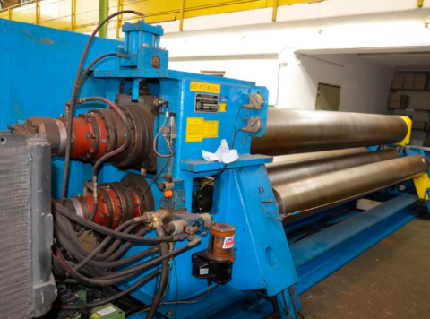 HAEUSLER 4-ROLL PLATE BENDING MACHINE NO. 2152 - USM